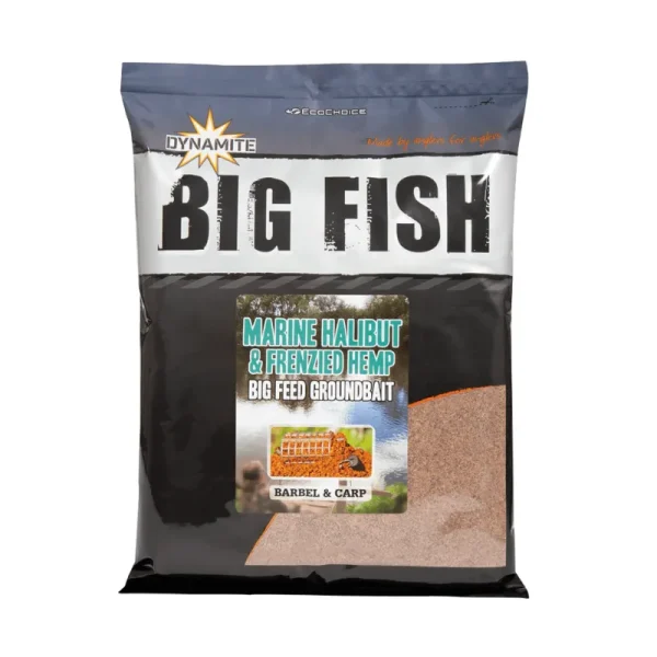 Pastura Dynamite Big Fish Groundbait Halibut & Frenzied Hempseed 1.8 kg ...